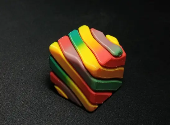 Construction Toys STL Descarga - Slide Fidget Cube - Print in place ...