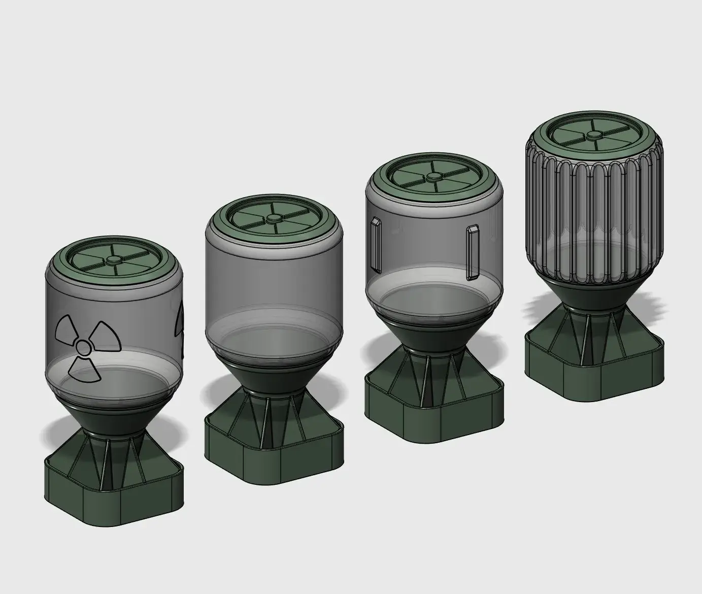 Lighting & Lamps STL Download - cool Large Fallout LED Nuke Bomb ...