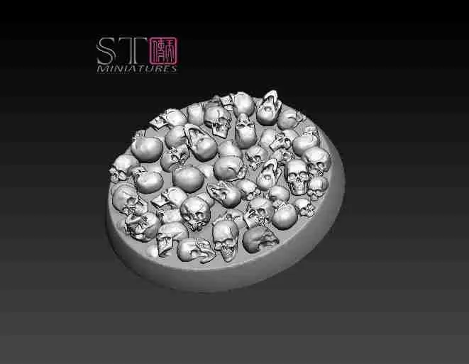 Miniature Games & Accessories STL Download - 30 - 50 mms skulls ...