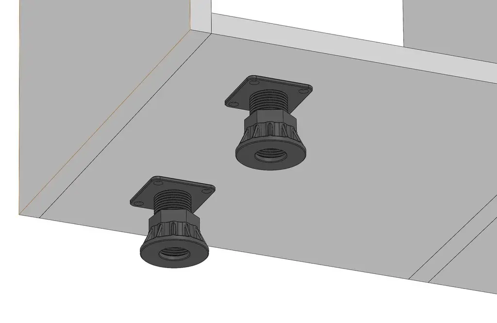 Free Tools & Spare Parts STL Download - Low profile leveling feet (32mm ...