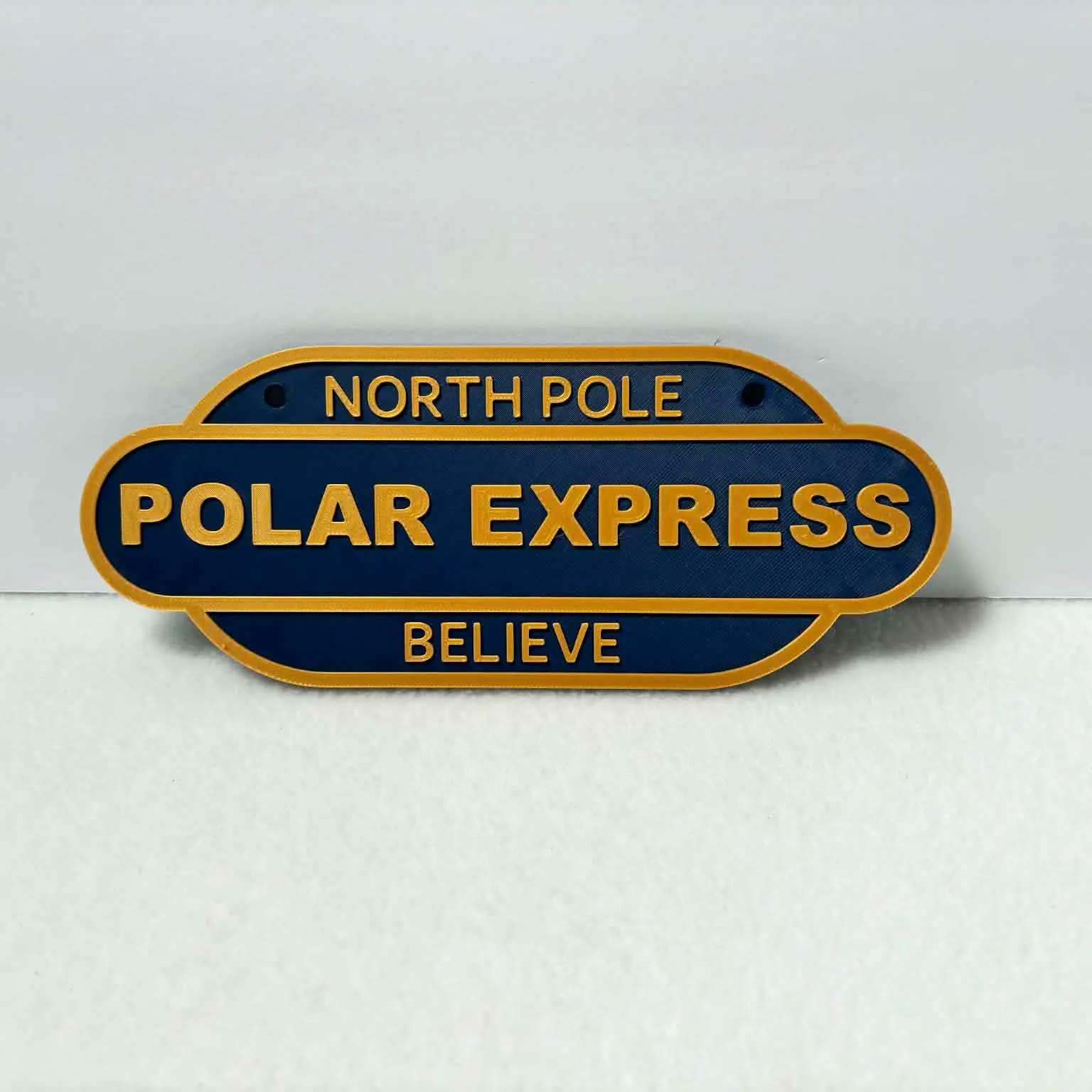 3D Printer Files | 3MF File | Polar express sign (2 versions ...