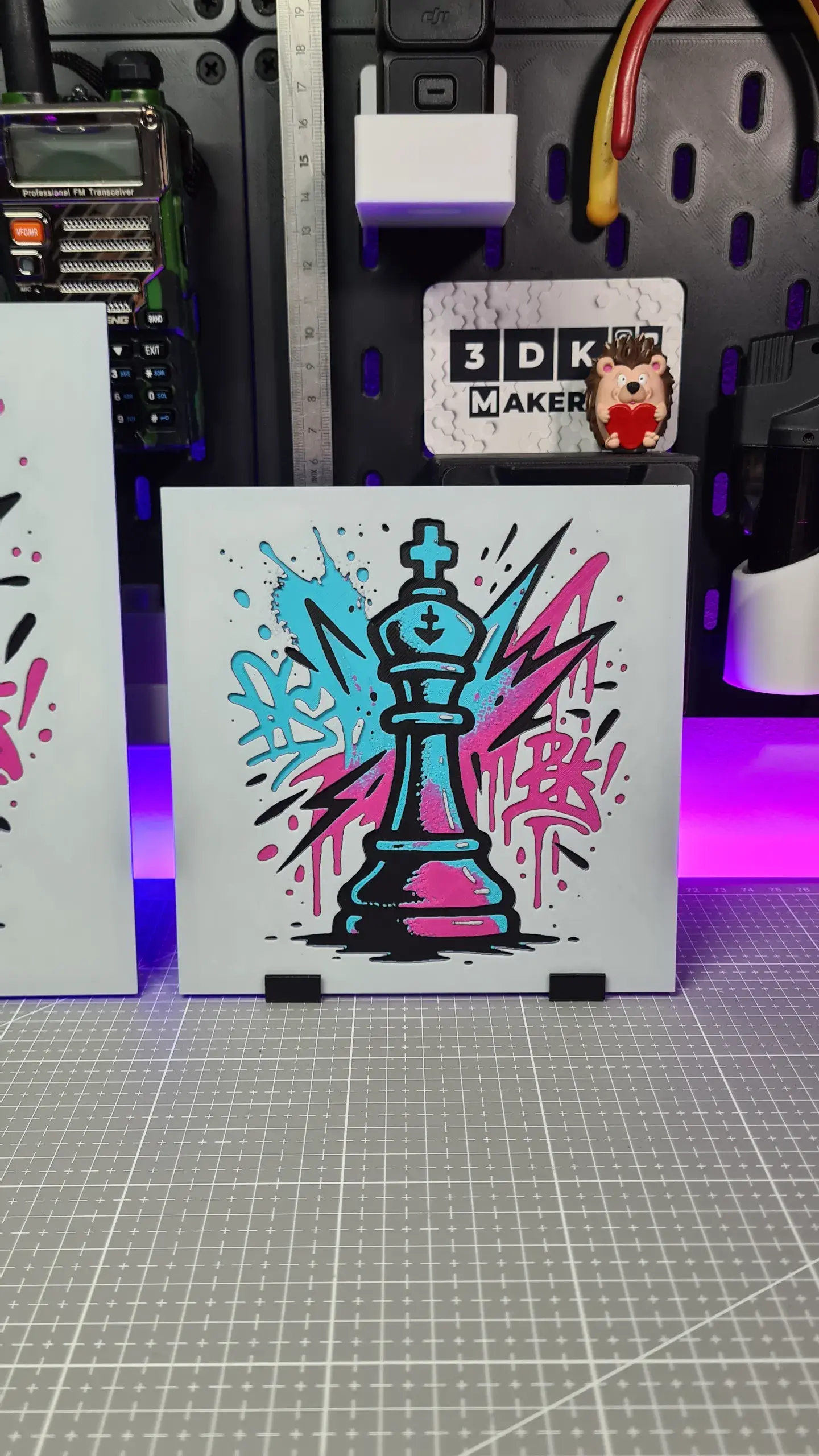 3D Printer Files | 3MF File | Chess Art Graffiti Bishop - Hueforge ...