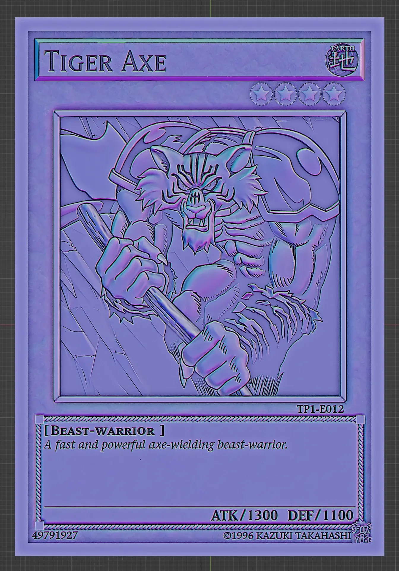 Other STL Download - TIGER AXE - YU-GI-OH!by Wsonuchiha3D