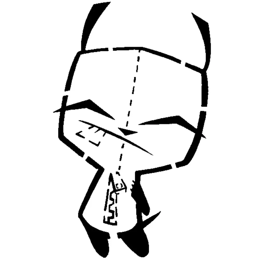 Free Digital Art STL Download - Gir stencil 3by SMT_M 🦊