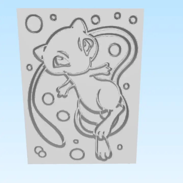 Free Home Decorations & Ornaments STL Download - Mew POKÉMON by ...