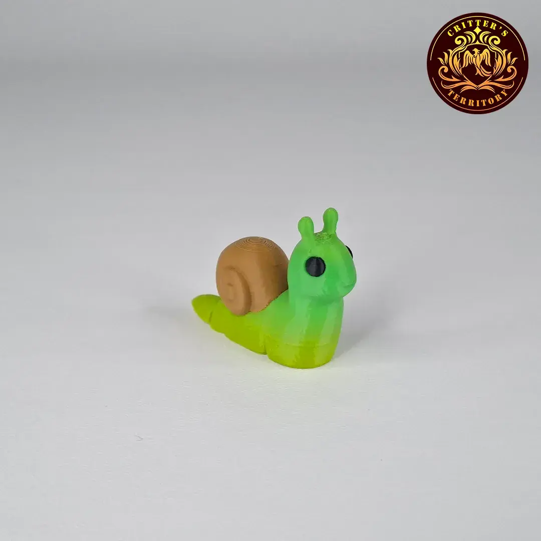 Other STL Download - Flexi Mini Snail | No support | Print in Place ...