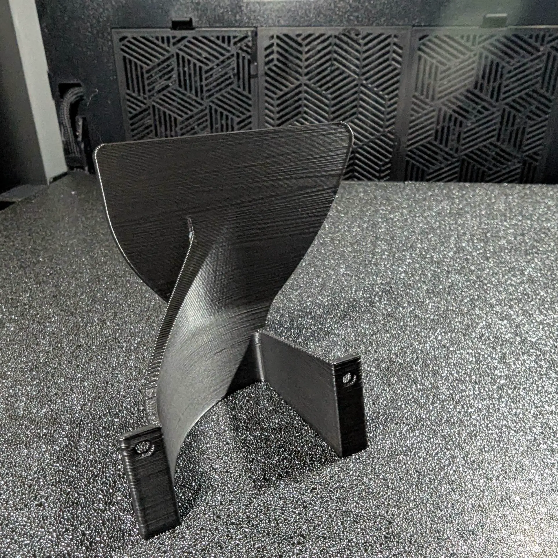 Kostenloser 3D Printer Parts STL Download - Heater Recirc mod waste chute guide for Shay's Poop ...