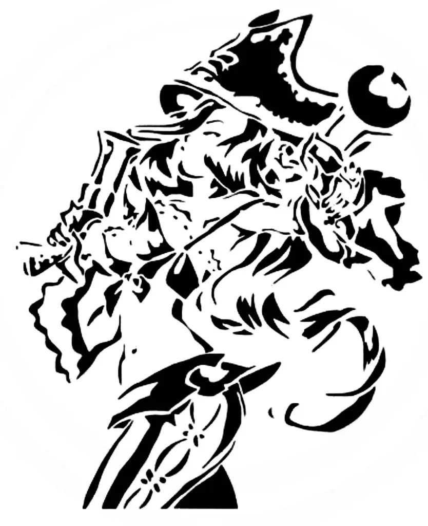 Free Digital Art STL Download - Miss Fortune stencilby SMT_M 🦊