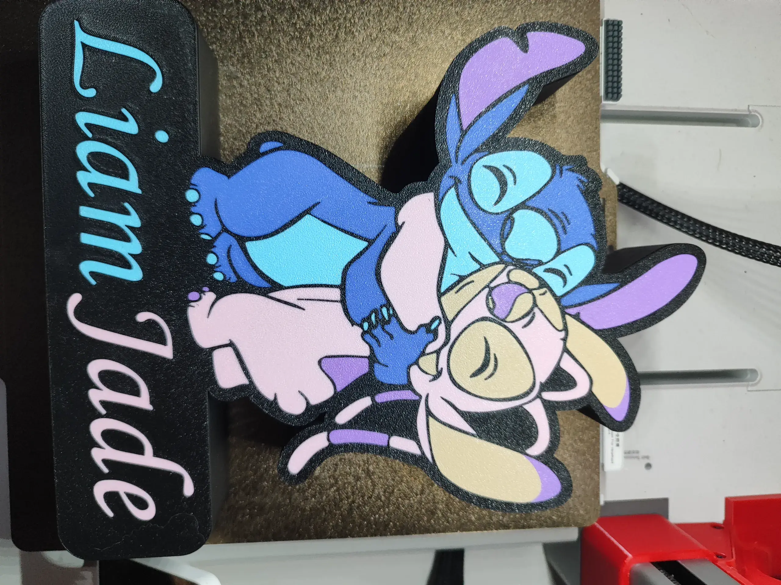 3D Printer Files | 3MF File | Stitch & Angel Lightbox | Creality Cloud
