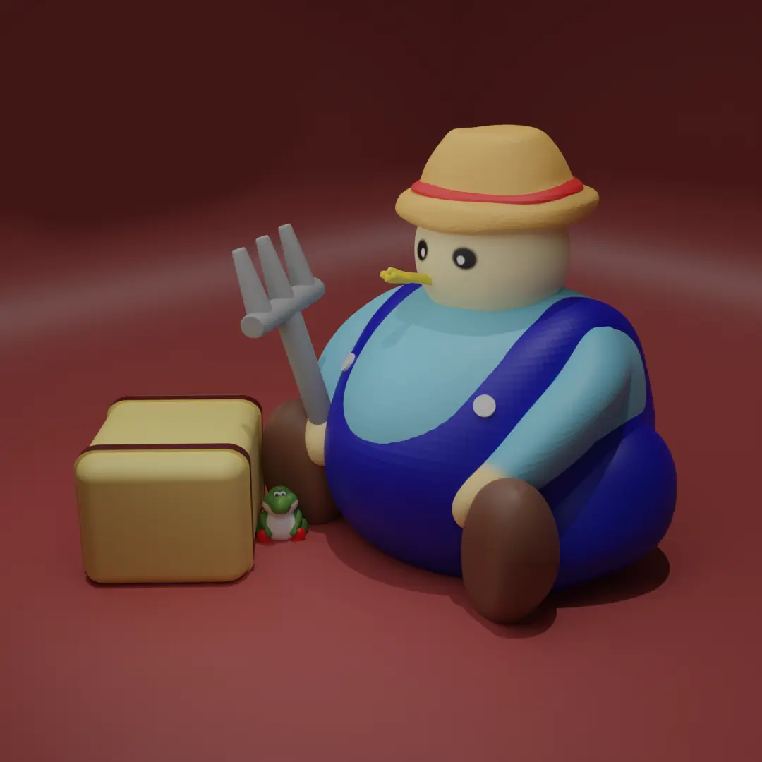 Exclusive 3D Prints | Farmer Chonk - MEME - CREALITY CLOUD EXCLUSIVE ...