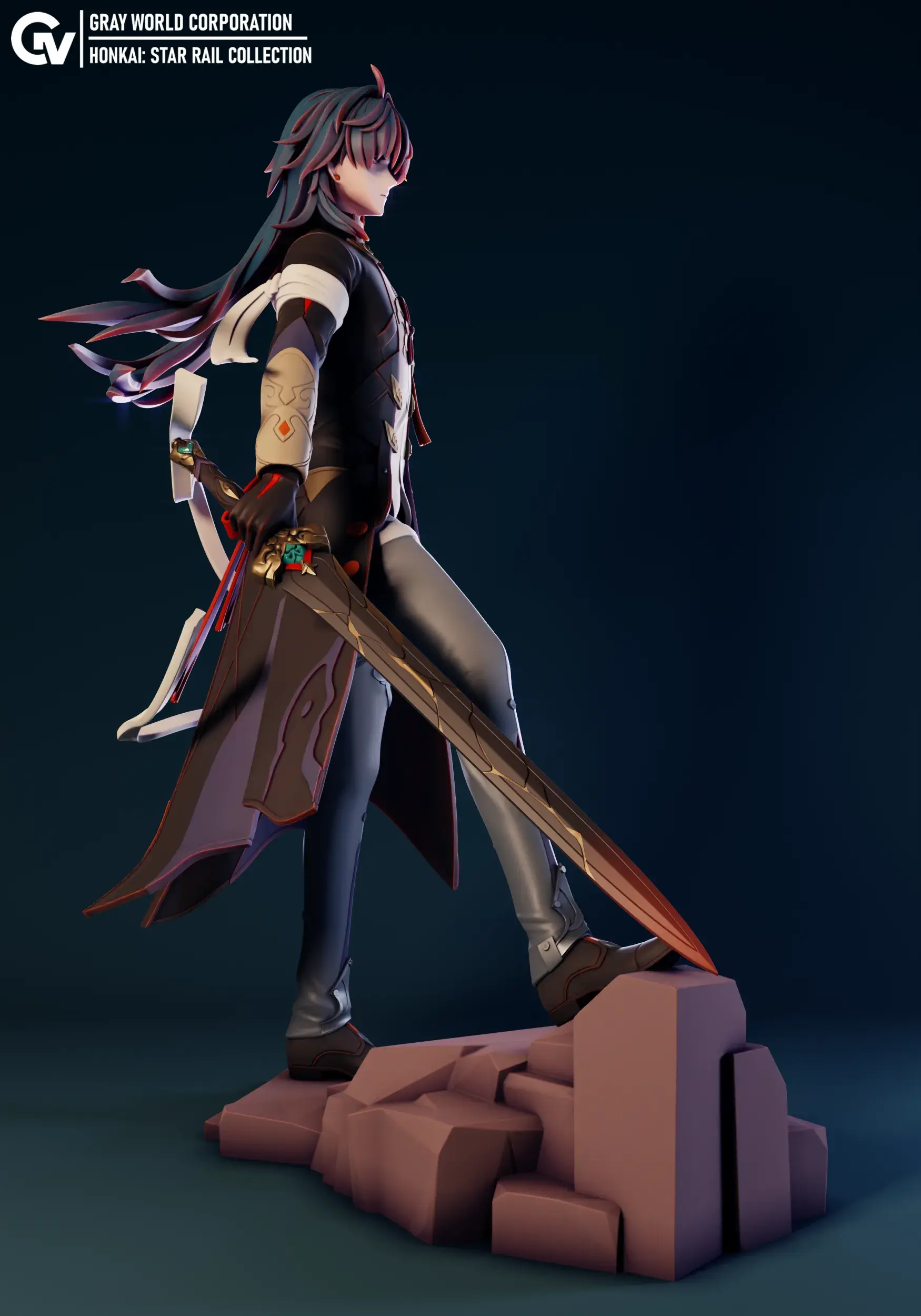 Characters & Creatures STL Download - Blade | Honkai: Star Railby Gray ...