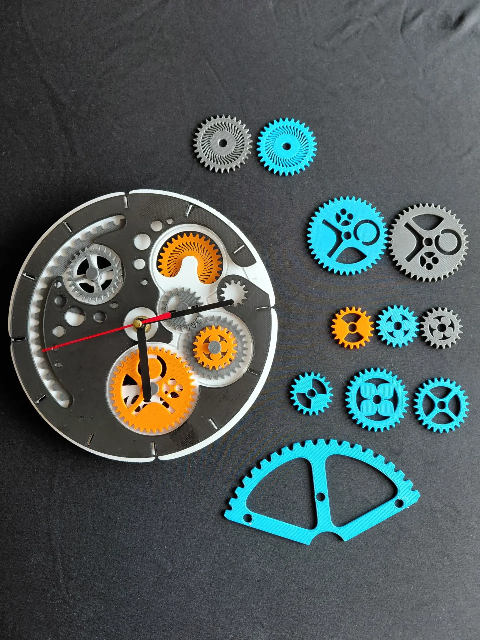3D Printer Files | 3MF File | Aesthetic Gear Clock | Creality Cloud