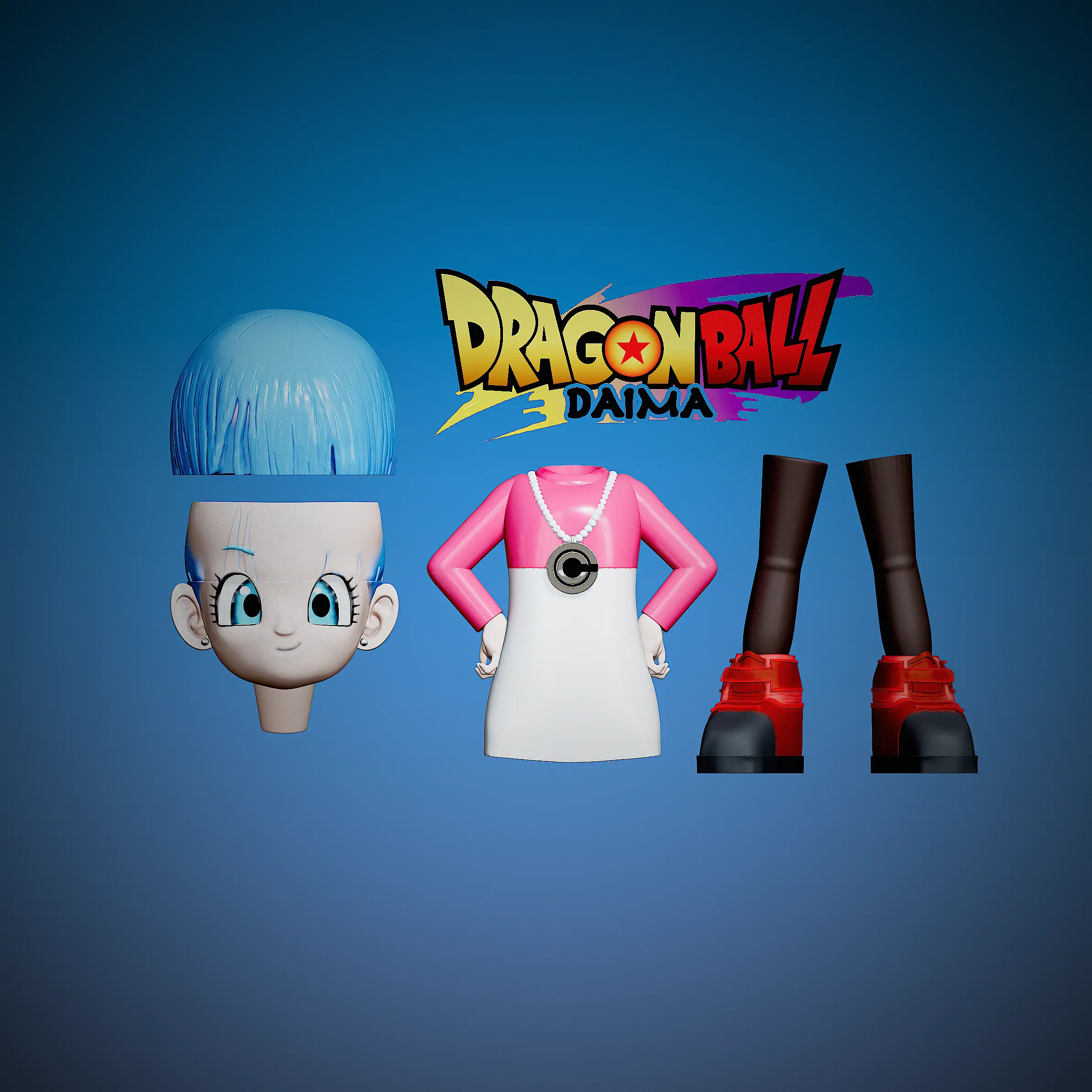 Other STL Download - BULMA jr - Dragon Ball Daimaby ALC 3DPrint