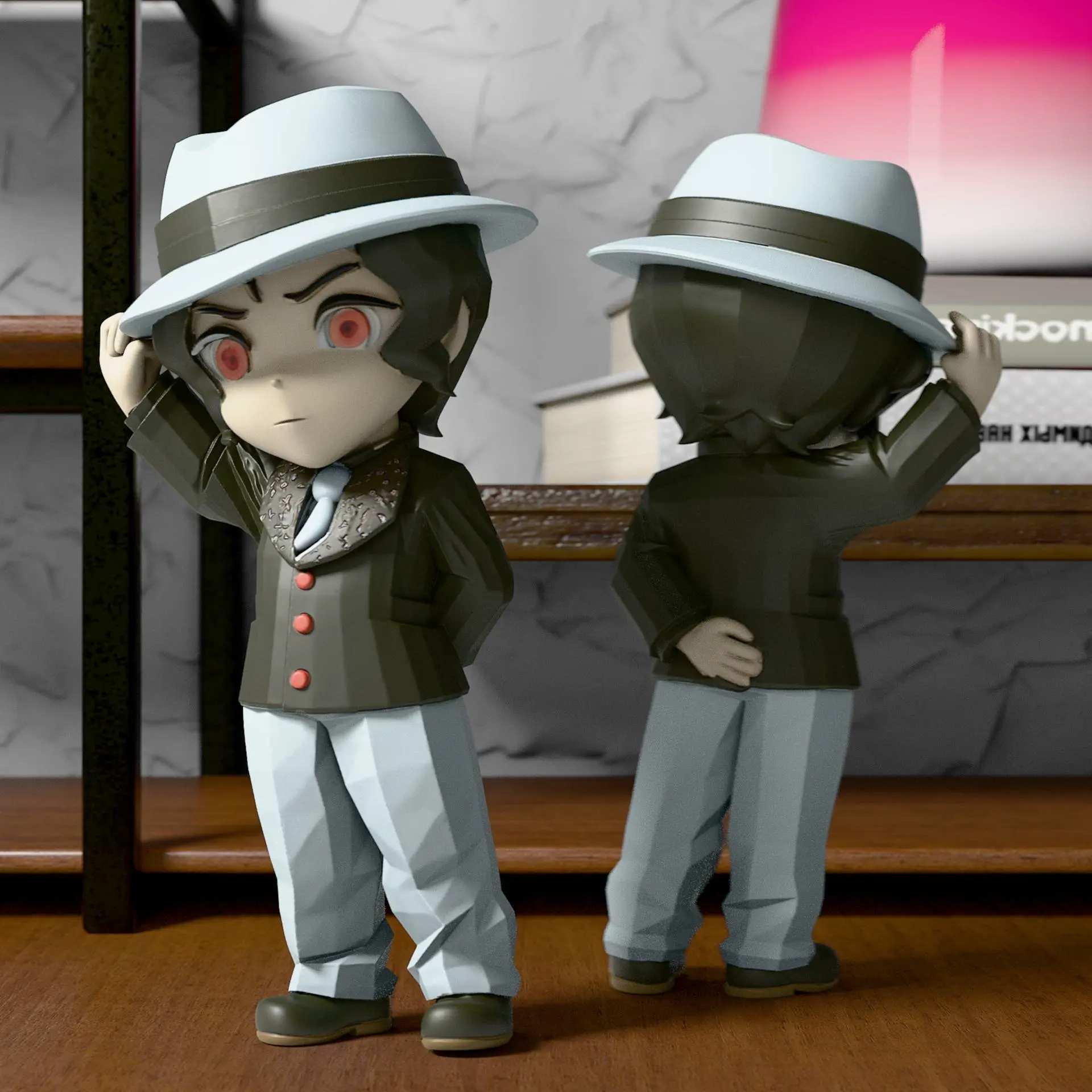 3D Printer Files | 3MF File | Muzan Chibi Kimetsu no Yaiba Fan Art ...