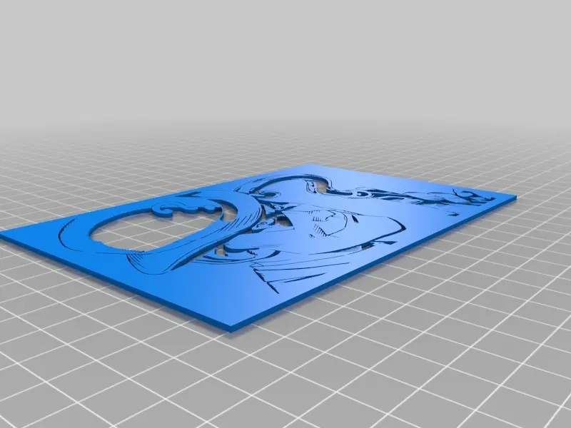 Free Digital Art STL Download - Edward Nygma the Riddler stencilby SMT_M 🦊