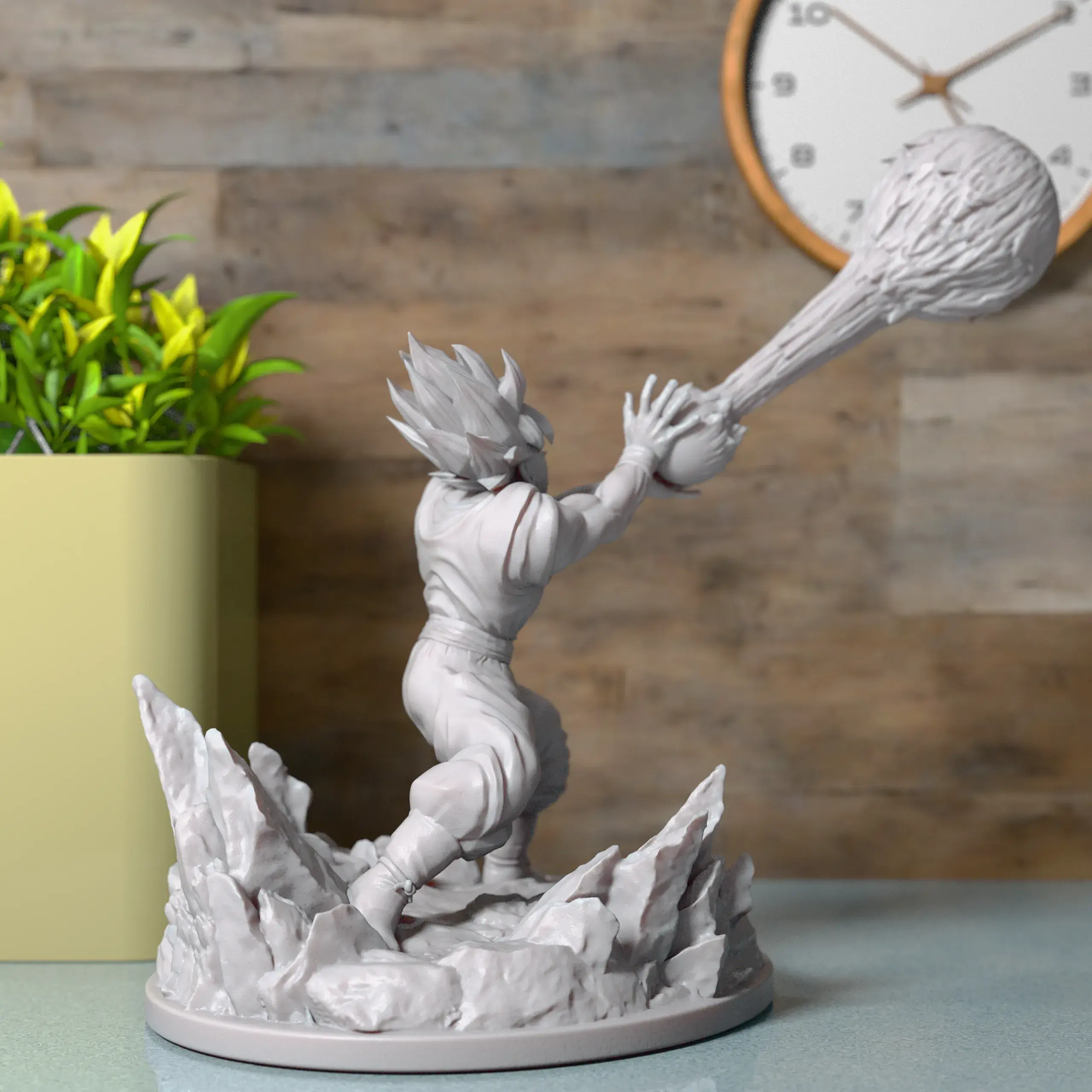 3D Printer Files | 3MF File | Goku Super Saiyan Kamehameha Fan Art STL ...