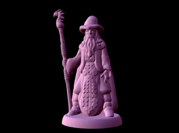 gratuita Characters & Creatures STL Descarga - Mago (escala 18 mm ...