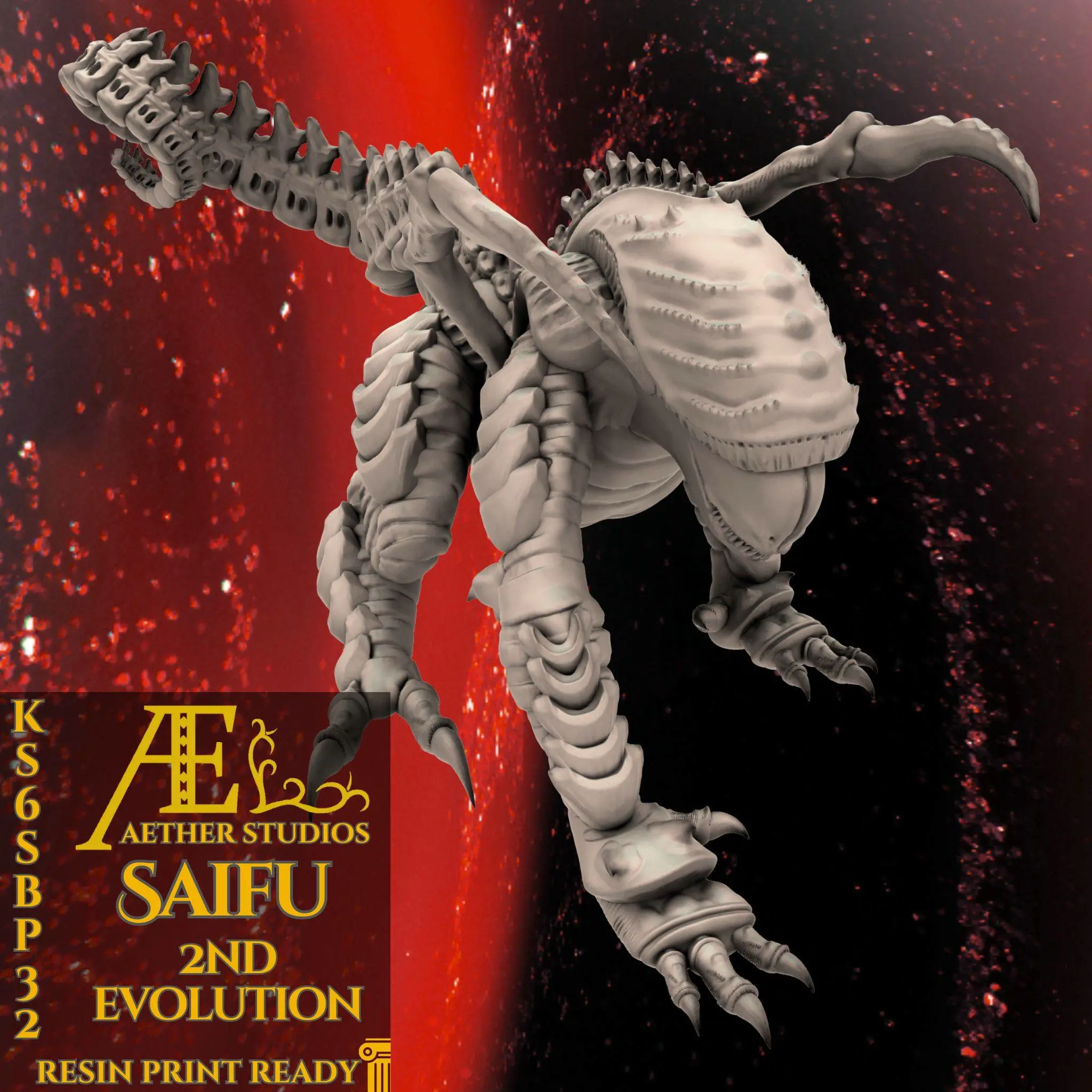 Game Props STL Download - KS6SBP32 - Saifu, 2nd Evolutionby Aether Studios