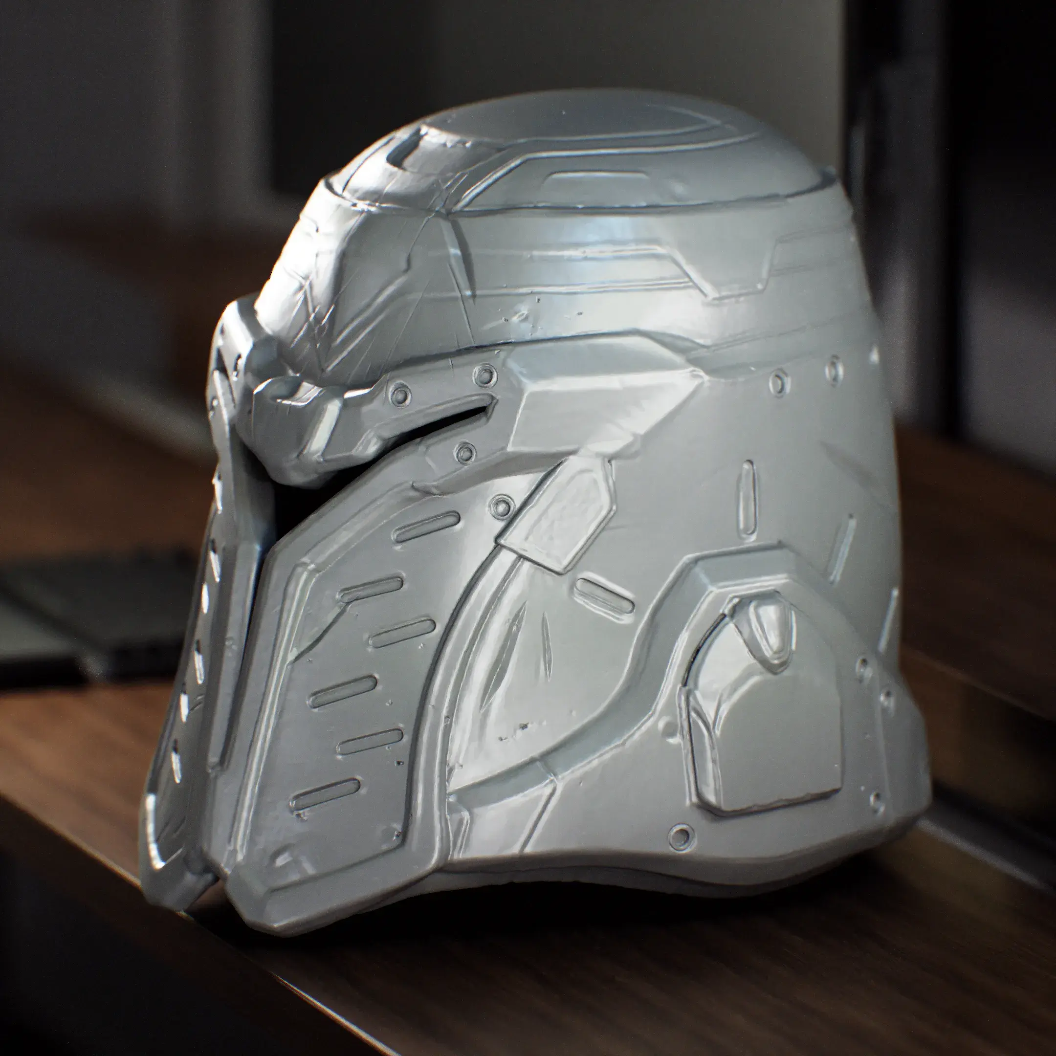 Cosplay STL Download - Trooper Sentinel Helmet from Doom The Dark ...