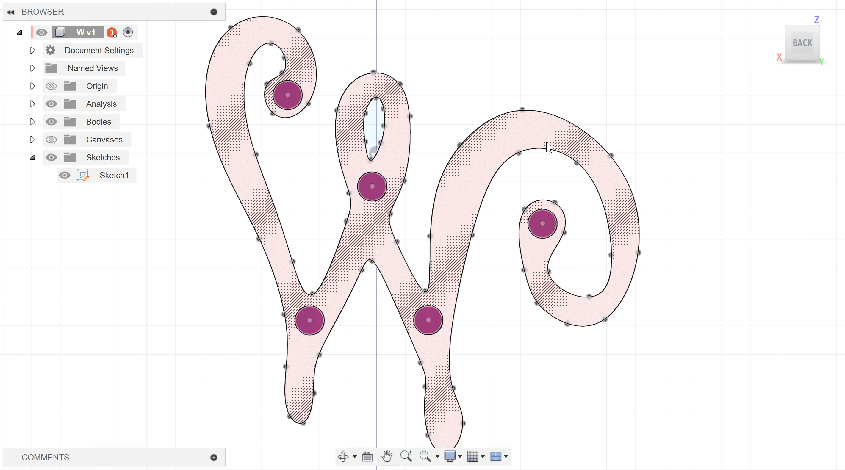 Free Home Decorations & Ornaments STL Download - Fridge Magnet letter W ...