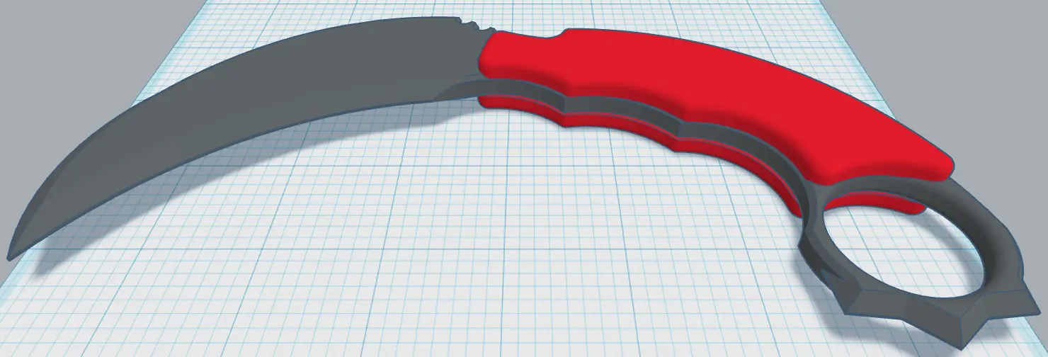 3D Printer Files | 3MF File | Karambit 4 | Creality Cloud
