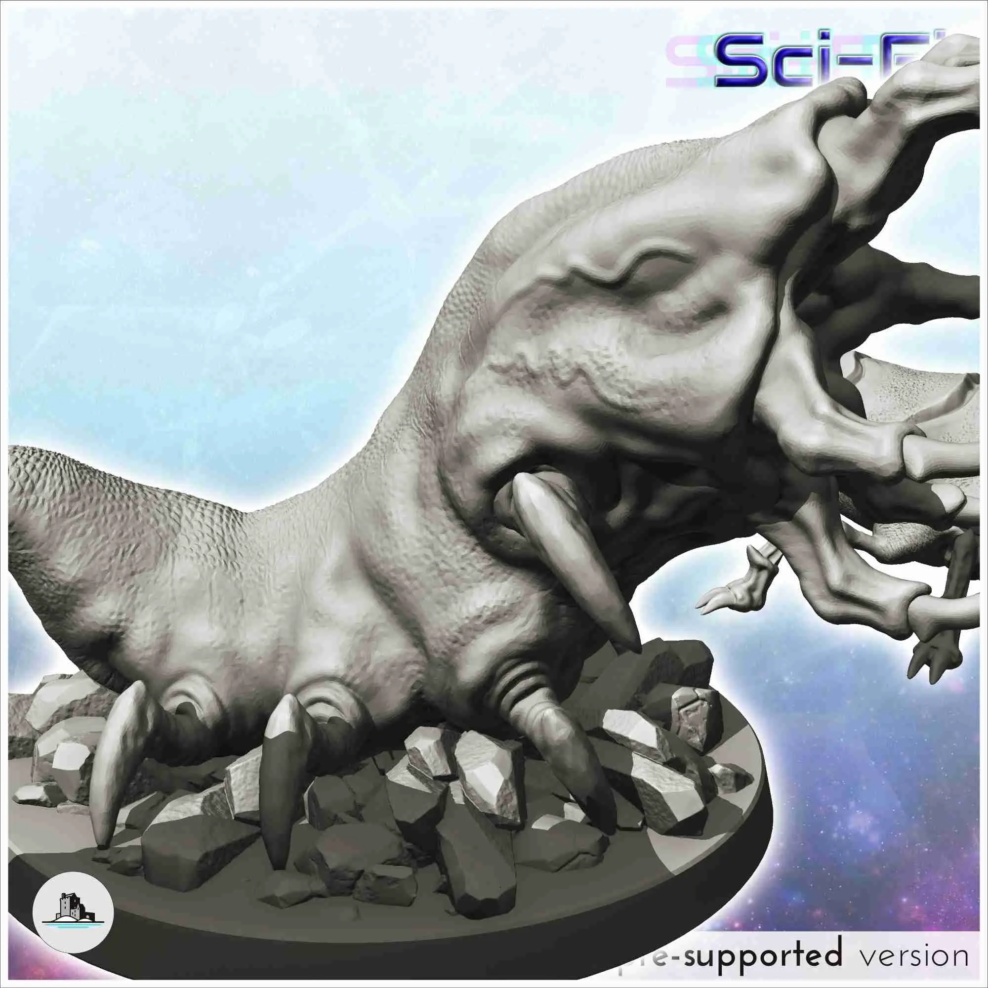 Other STL Download - Set of three alien creatures (35) - miniatures ...