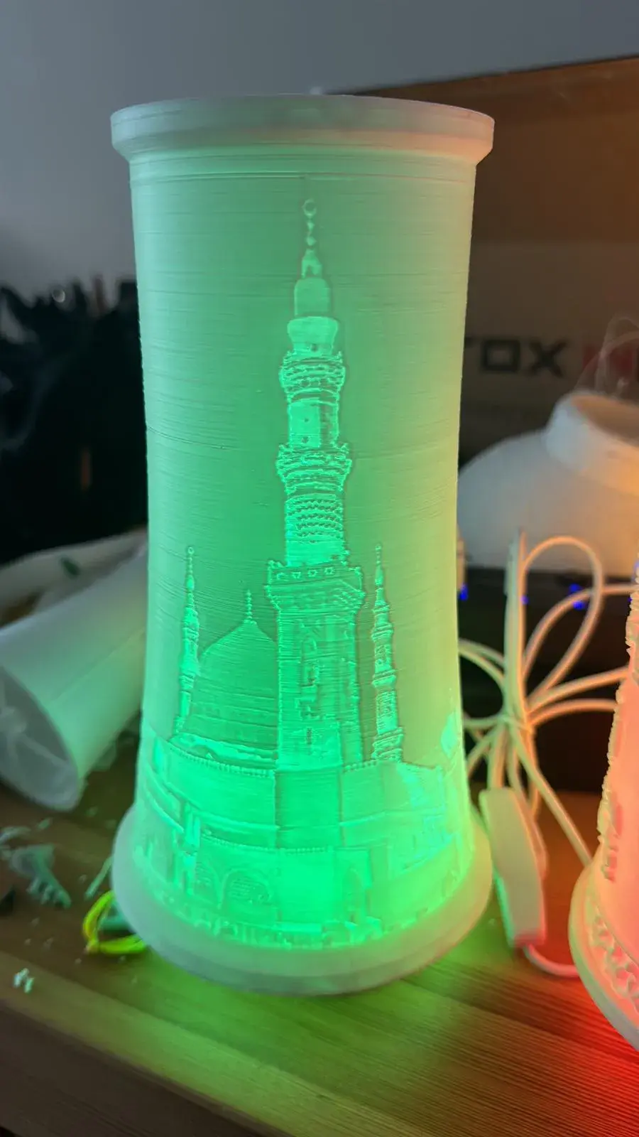 3D Printer Files | 3MF File | Prophets mosque Masjid Nabawi lithophane nightlamp | Creality Cloud