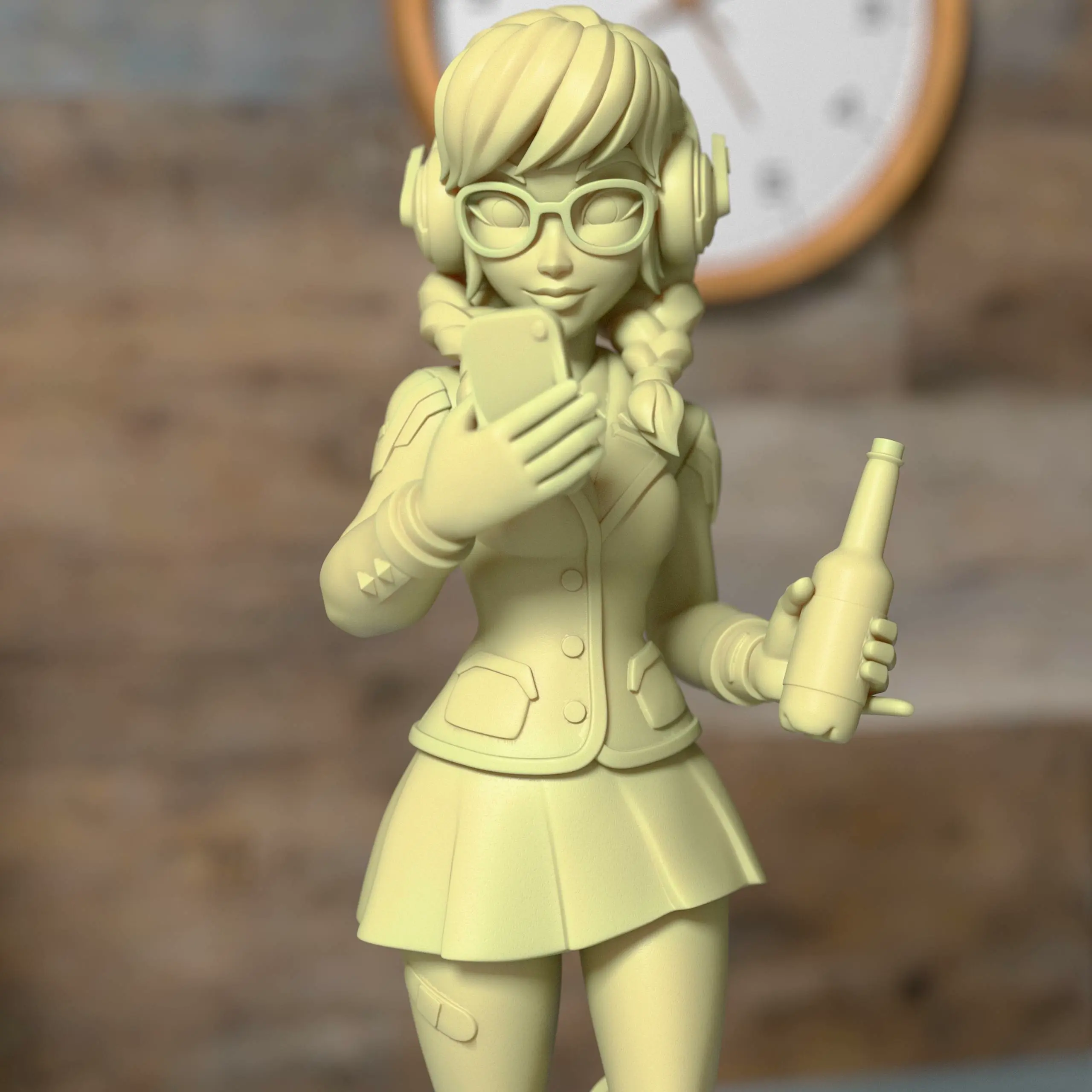3D Printer Files | 3MF File | DV.A Academy Overwatch Fan Art Sculpture ...