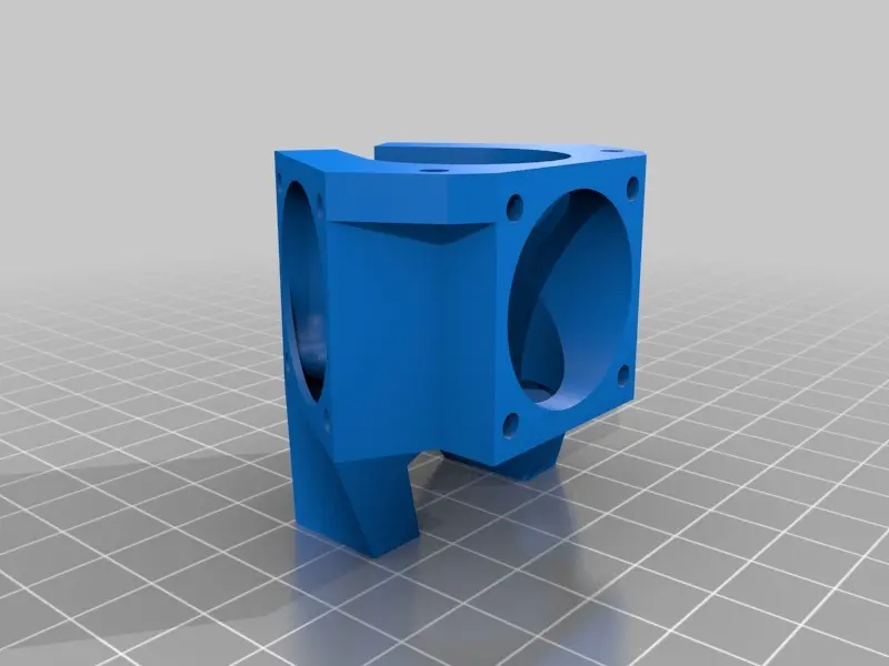 Free 3D Printer Parts STL Download - e3d Hotend tripple fan mount by ...