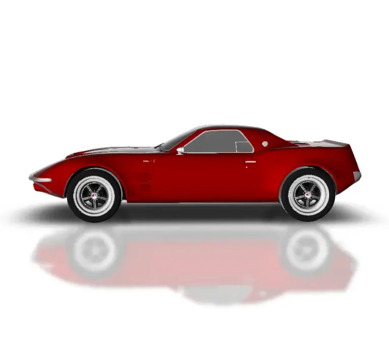 Vehicles & Machinery STL Descarga - Ford Mustang Mach 2 1967 - 3DCARSALON