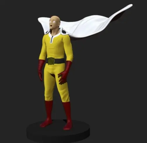Anime Figurine Saitama One Punch Man | 3D models download | Creality Cloud