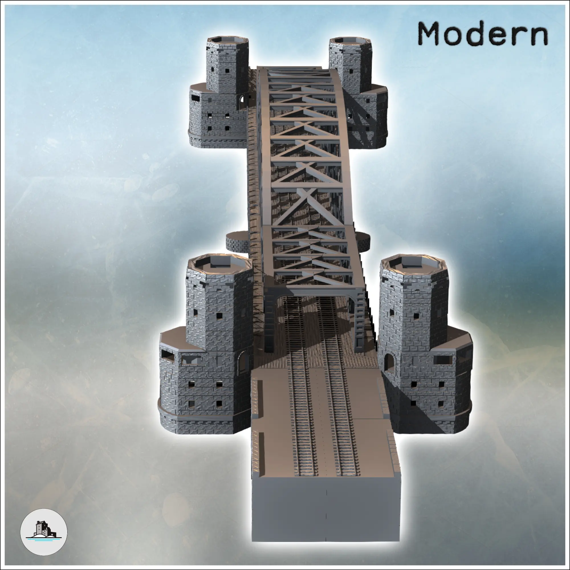 Props & Terrain STL Download - Remagen or Ludendorff Bridge (Rhine ...