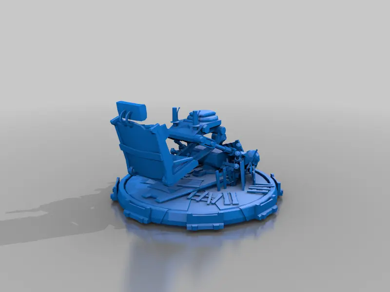 Free Other STL Download - manned turret seat - bdl3 - vehicle gubbinsby ...
