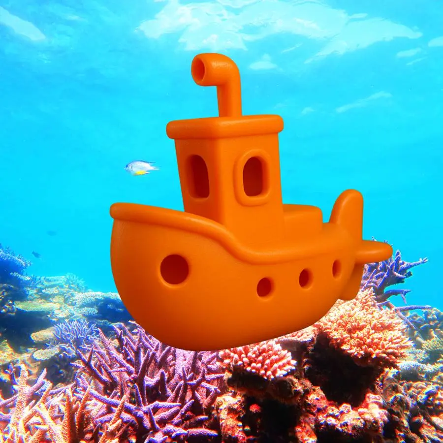 3D Printer Files | 3MF File | Submarine Benchy | Creality Cloud
