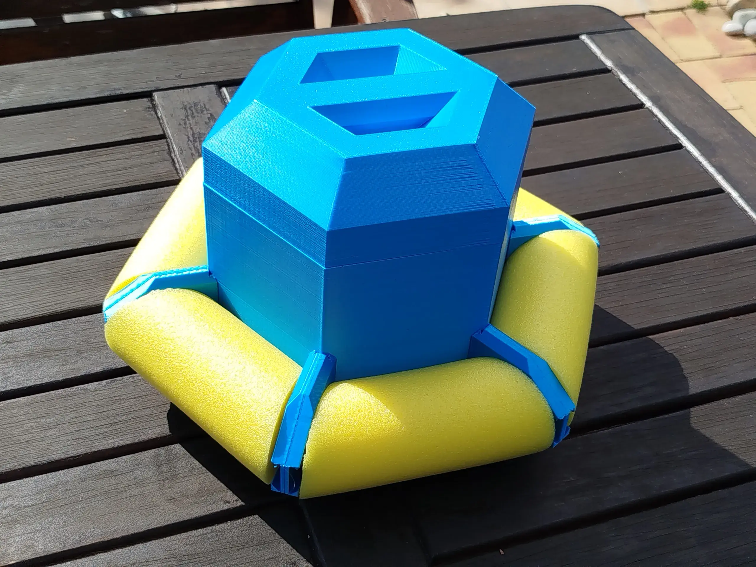 3D Printer Files | 3MF File | Hexagon Pool Ice Bucket | Creality Cloud