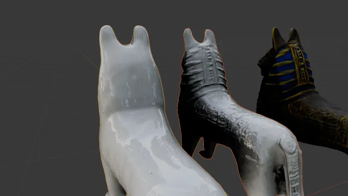 Sculptures & Artworks STL Download - Egyptian Doge God Statueby ...