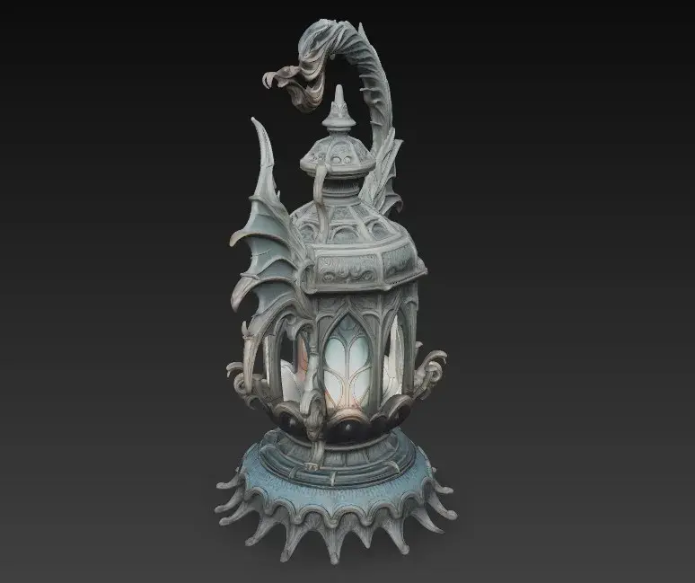 Lighting & Lamps STL Download - breathtaking oil lampby Brainbits3D