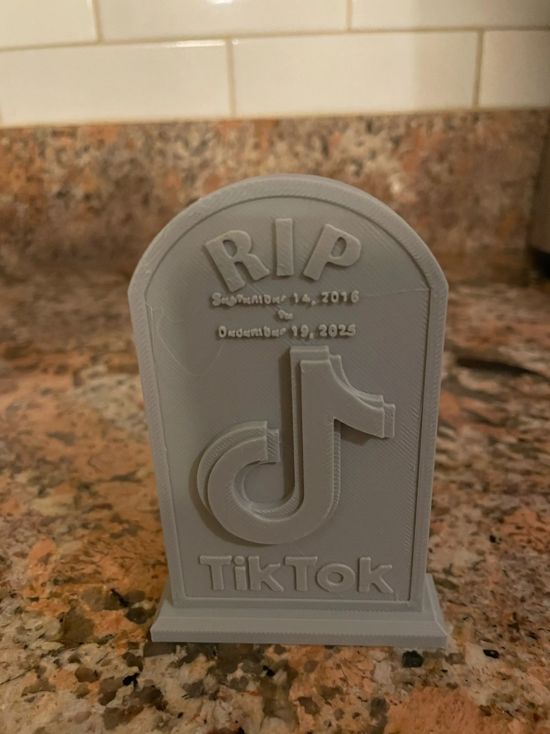 3D Printer Files | 3MF File | TikTok Gravestone | Creality Cloud