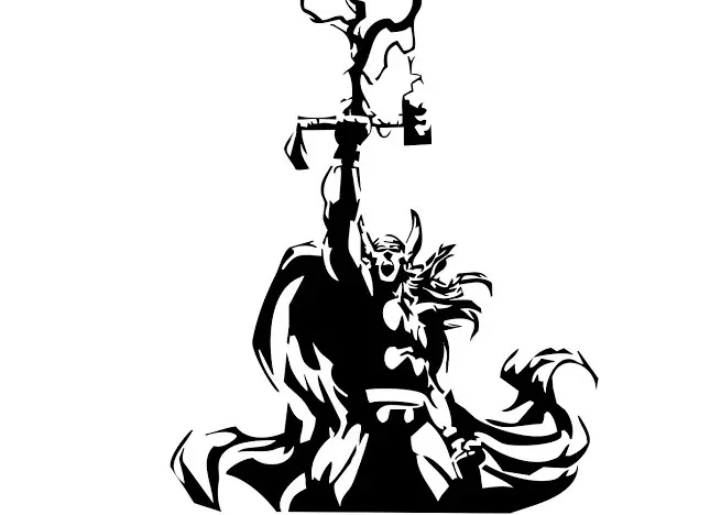 Thor stencil 2 | 3D models download | Creality Cloud