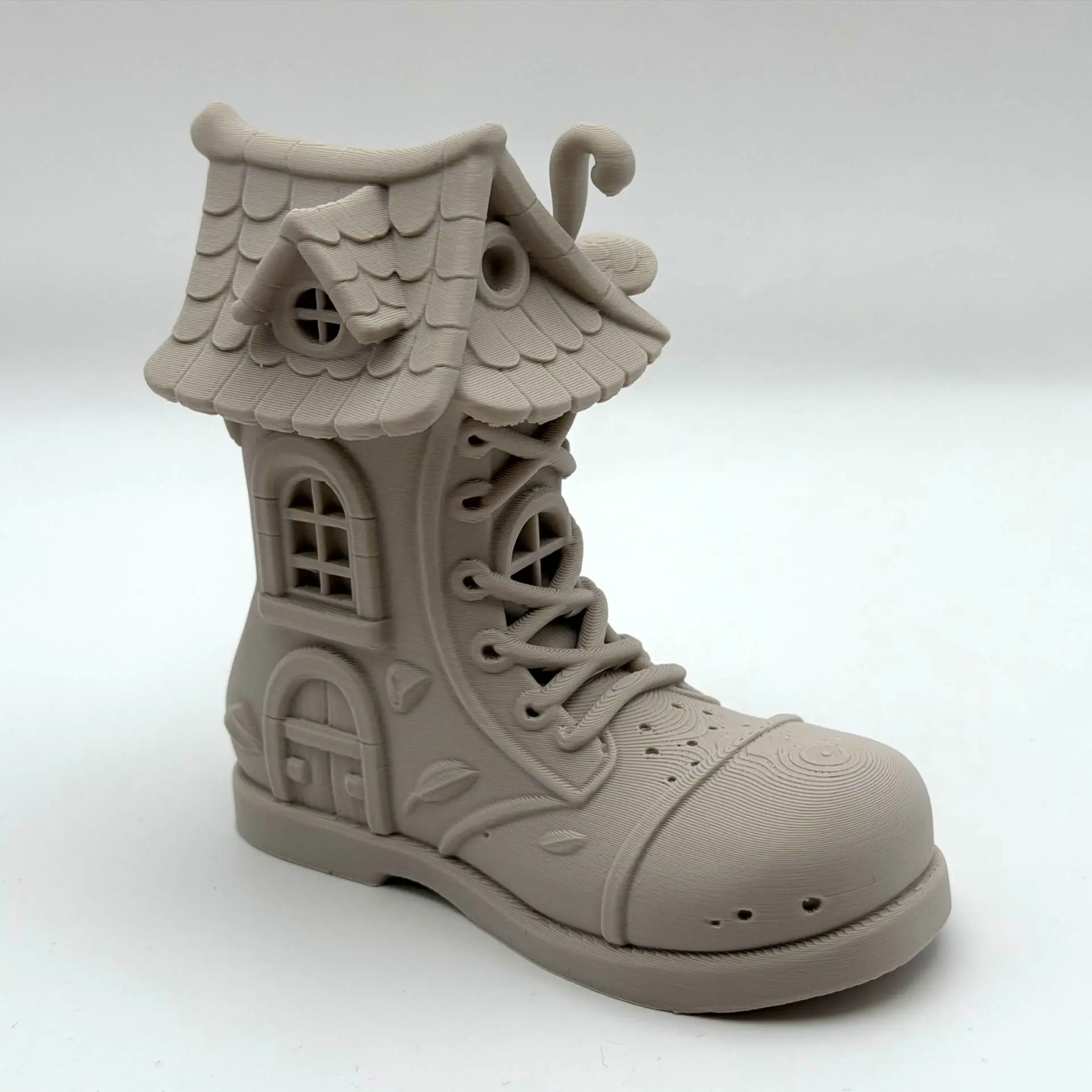 3D Printer Files | 3MF File | Whimsical Shoe Cottage | Creality Cloud