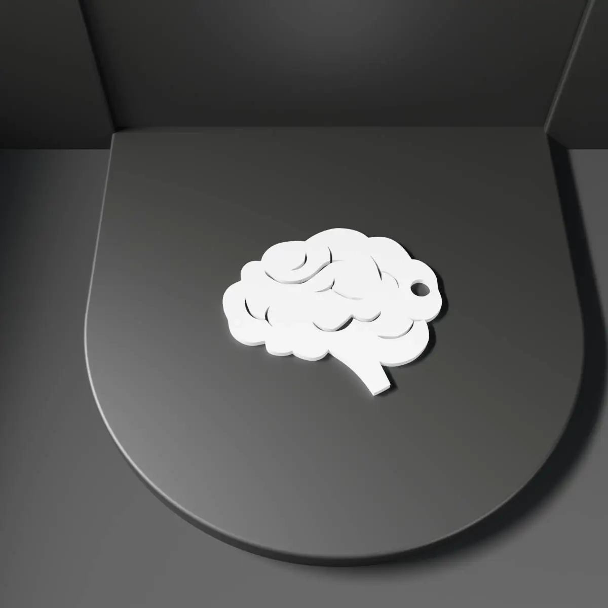 3D Printer Files | 3MF File | Free Brain Keychain | Creality Cloud