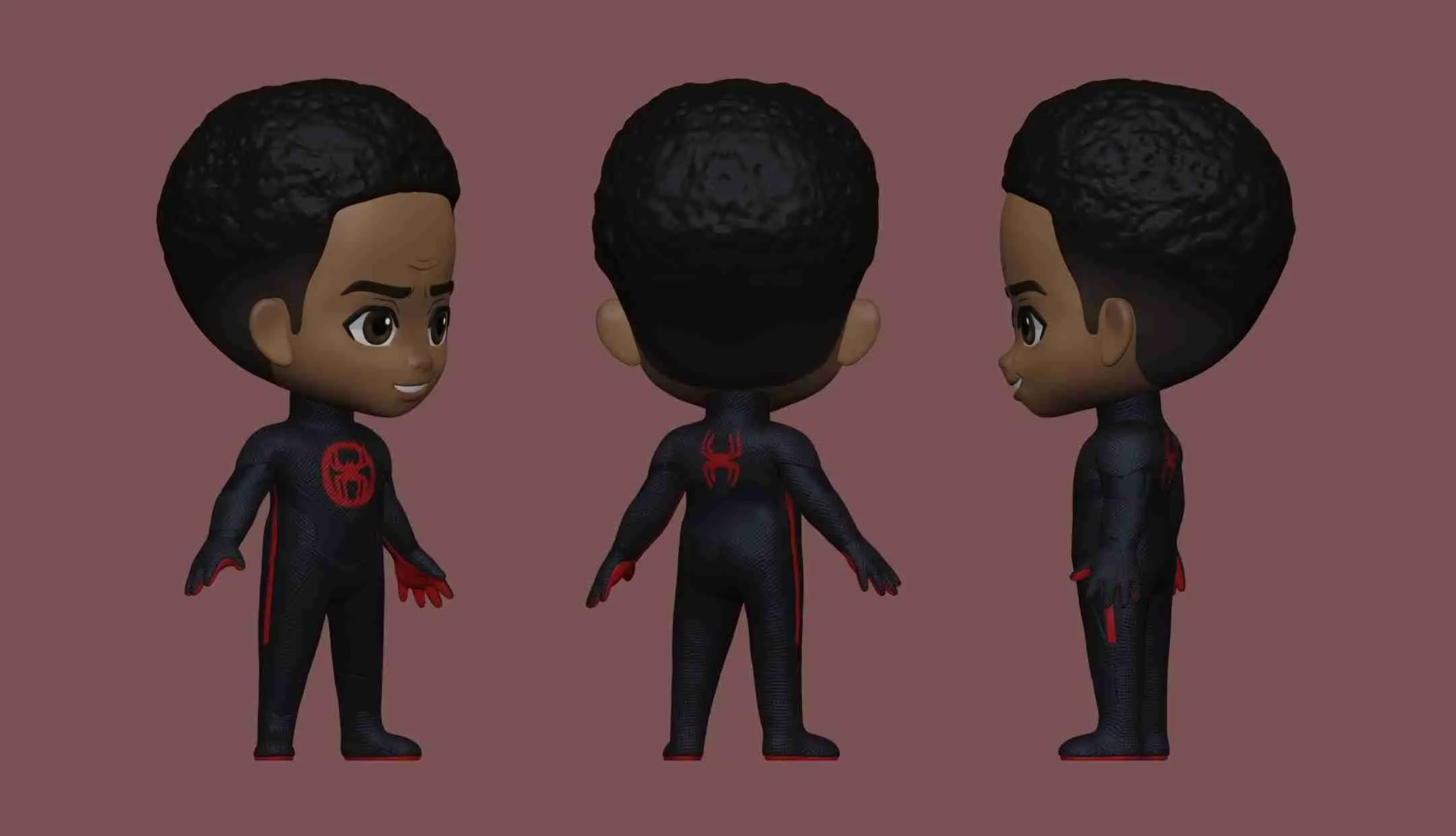Miles Morales Spiderman | 3D models download | Creality Cloud