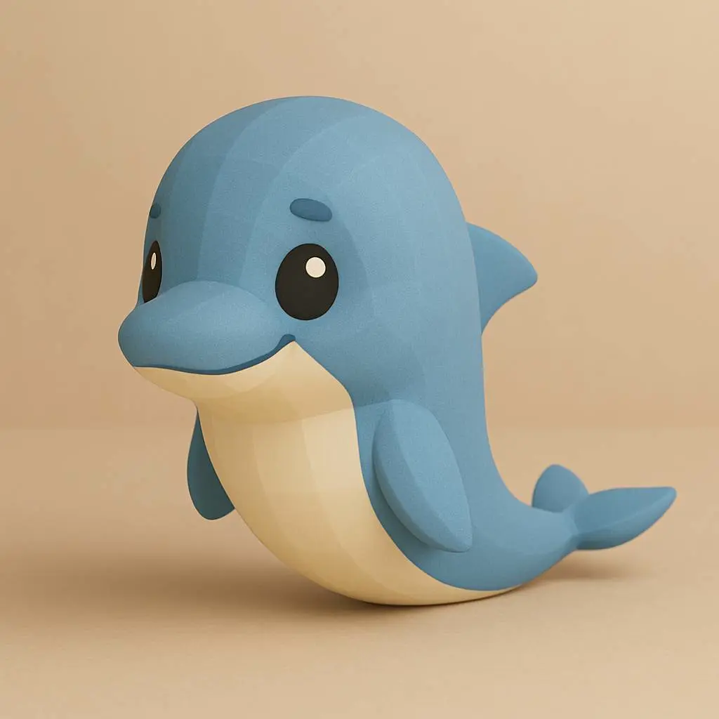 3D Printer Files | 3MF File | Mini Dolphin | Creality Cloud