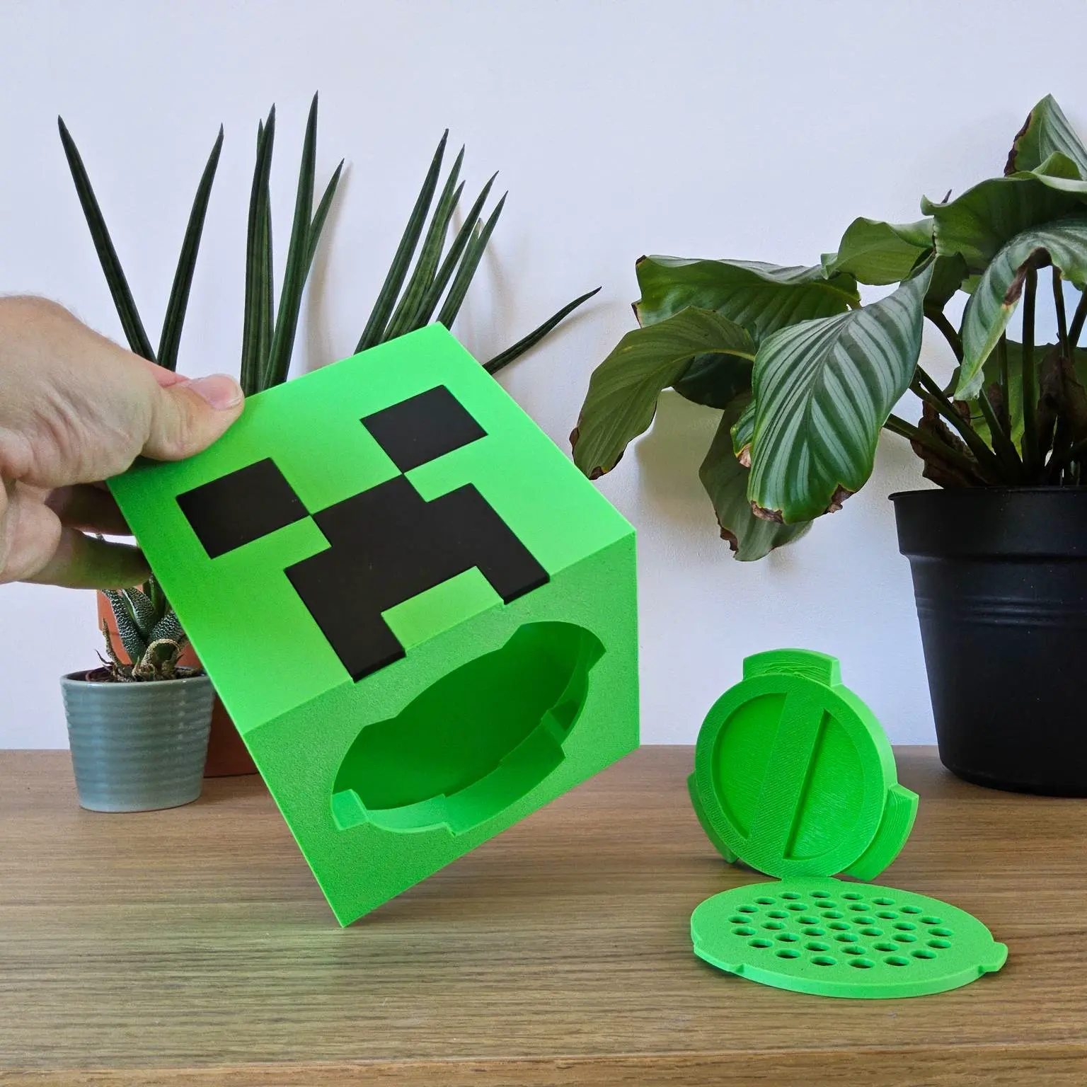 3D Printer Files | 3MF File | Minecraft Creeper Pot | Creality Cloud