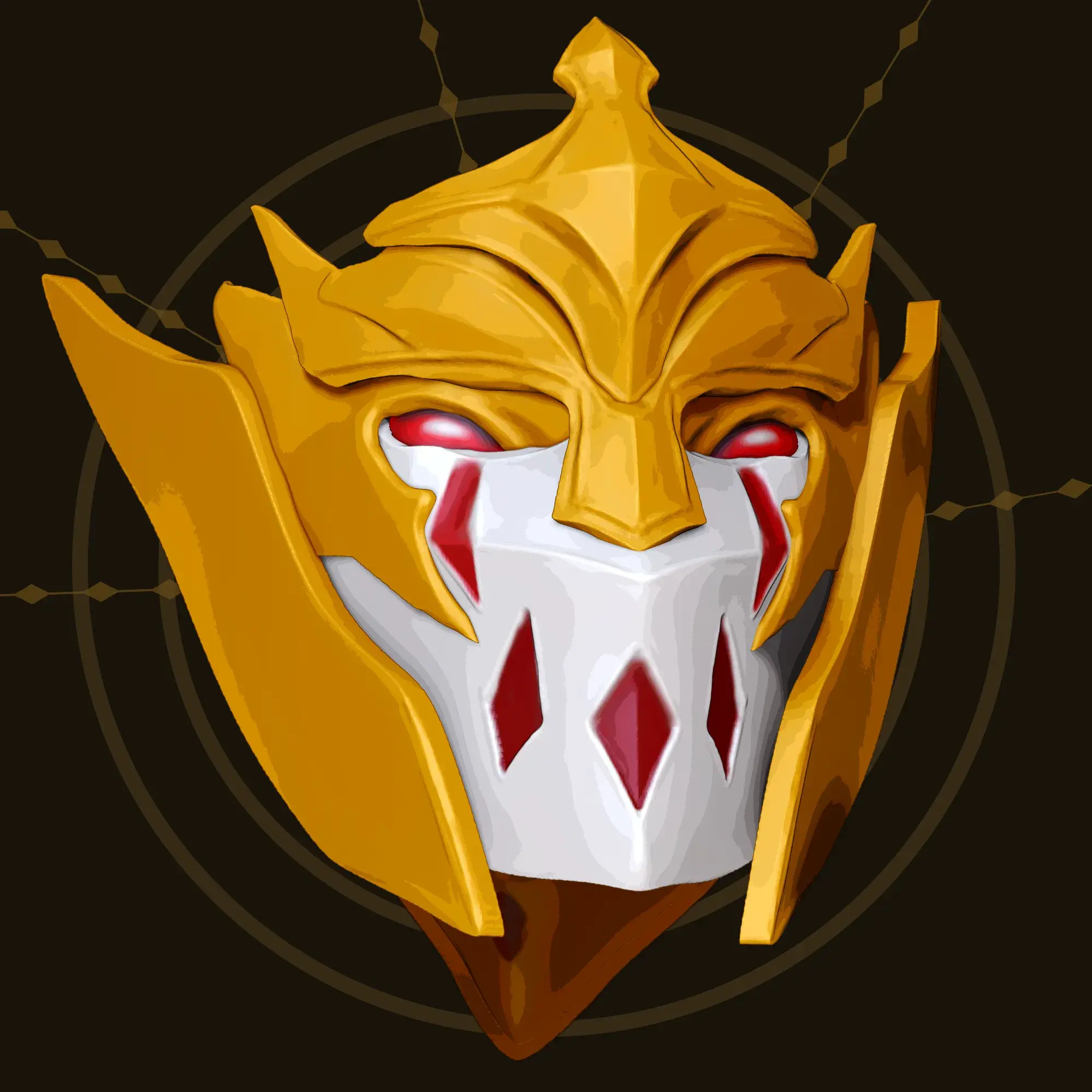 Cosplay STL Download - Arcana Jhin Mask 3D STLby diepriver