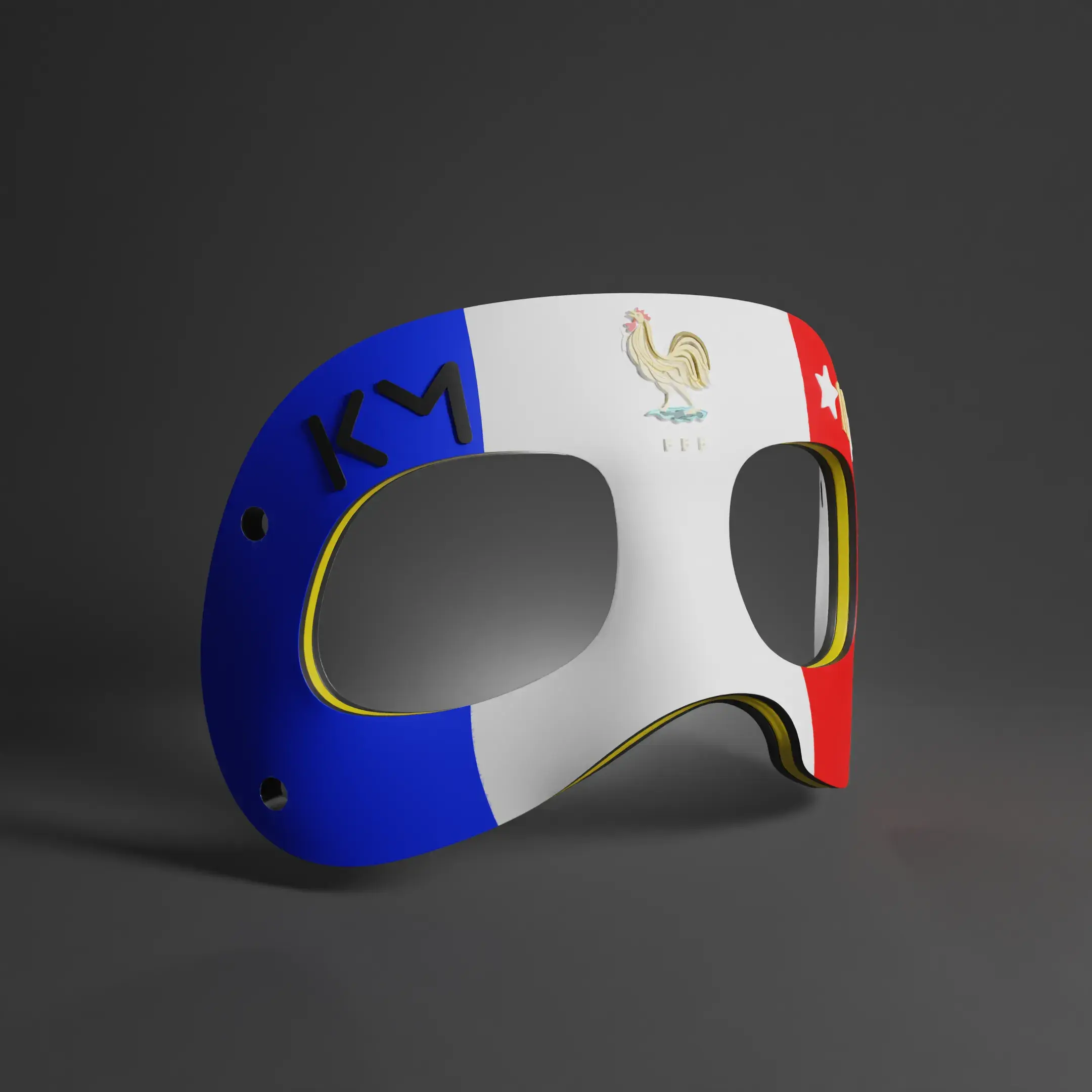 3D Printer Files | 3MF File | MBAPPE MASK FAN ART - STL & 3MF ...