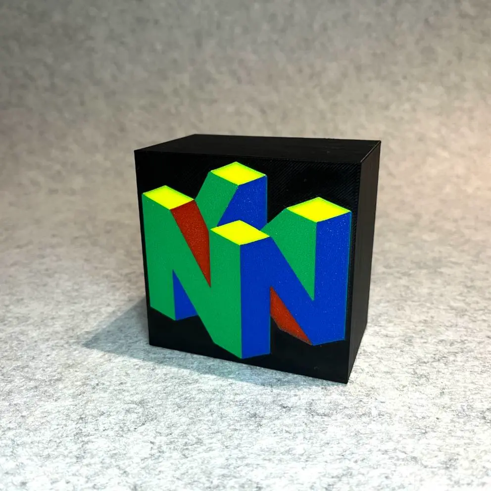 3D Printer Files | 3MF File | Nintendo64 N64 logo decoration box ...