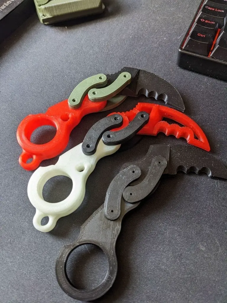 3D Printer Files | 3MF File | karambit fidget | Creality Cloud