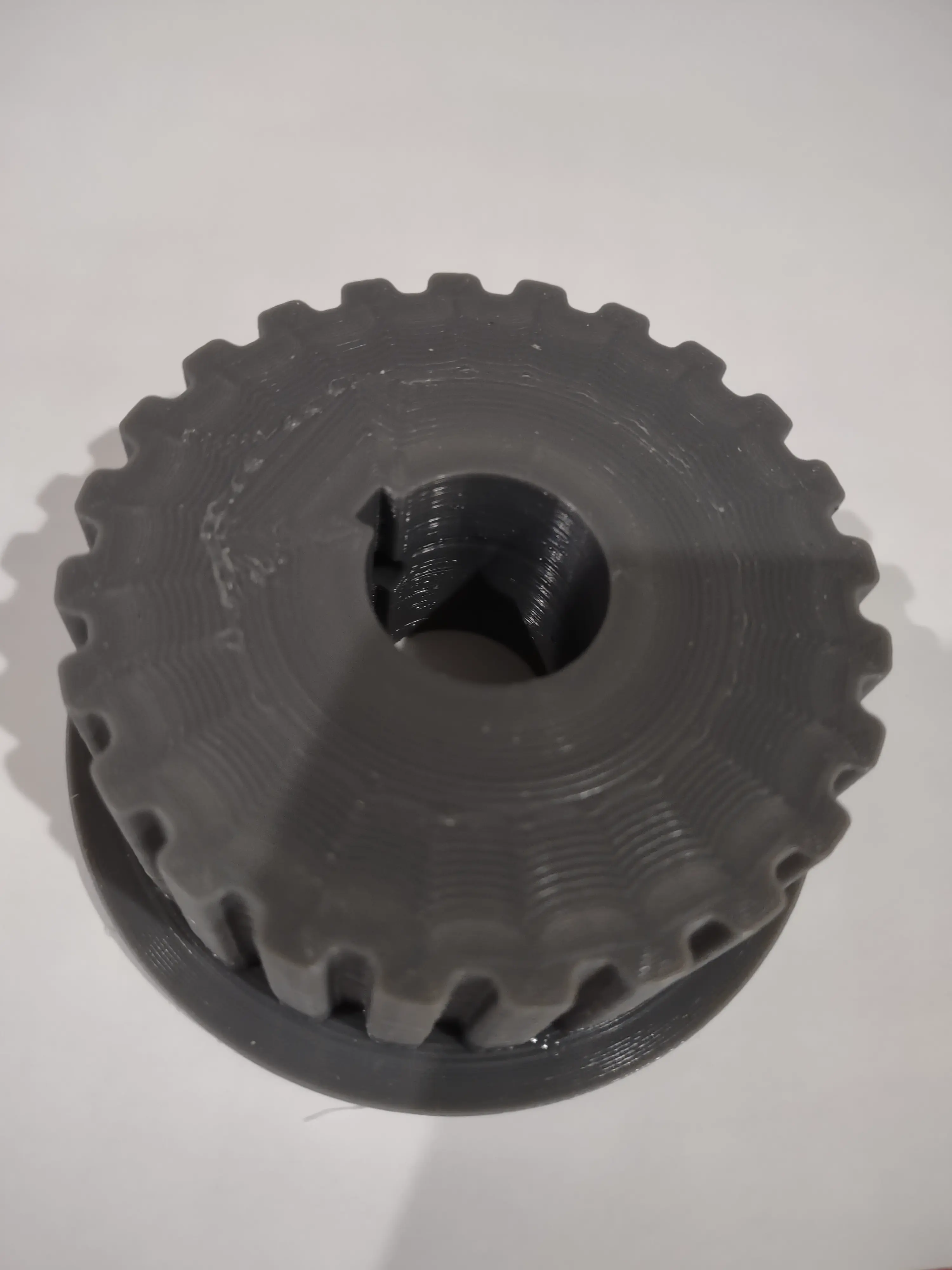 24L100 timing pulley 7/8 bore single flange | 3D models download ...