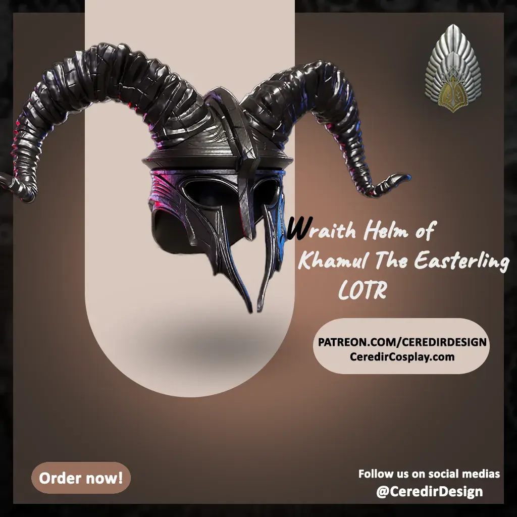 Cosplay STL Download - RingWraith Kamul Easterling lord of the rings 3D ...